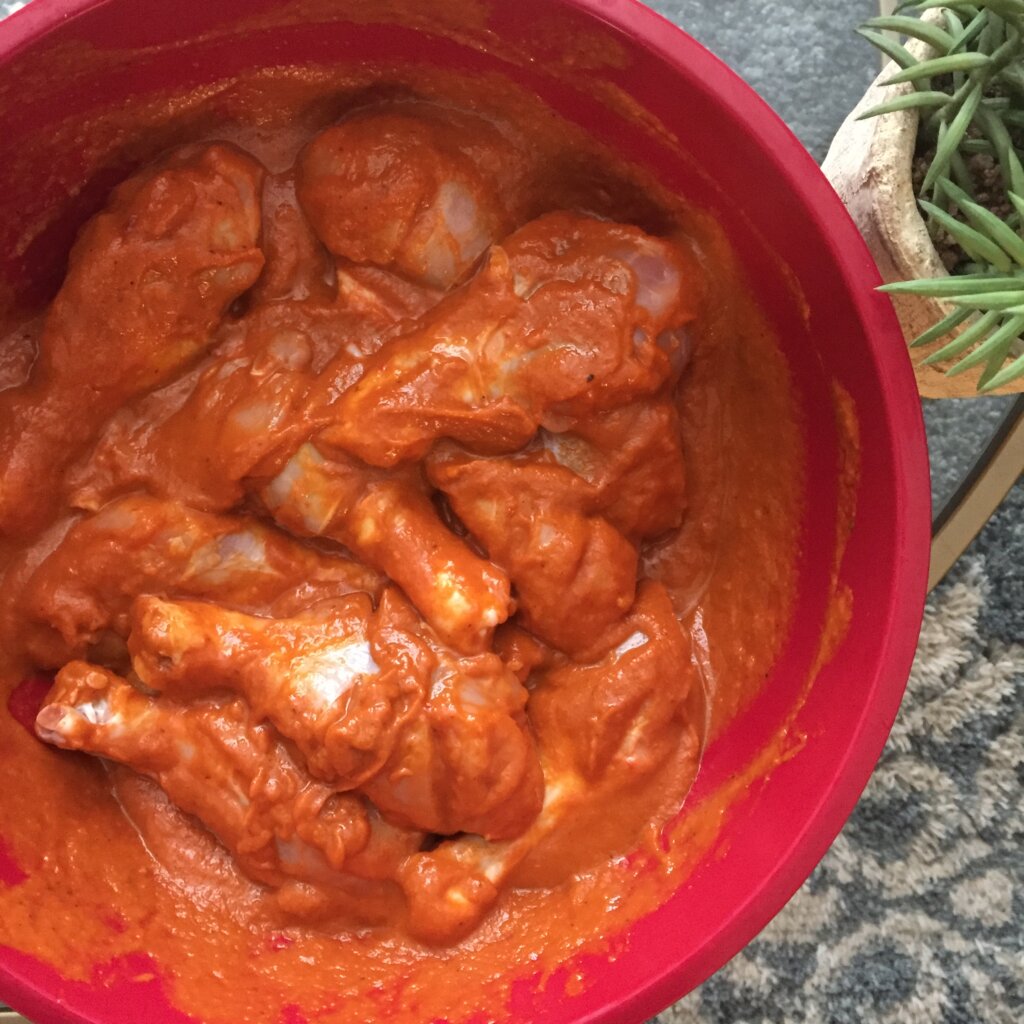 Spicy Thai BBQ Chicken Drumsticks - The Familiar Kitchen