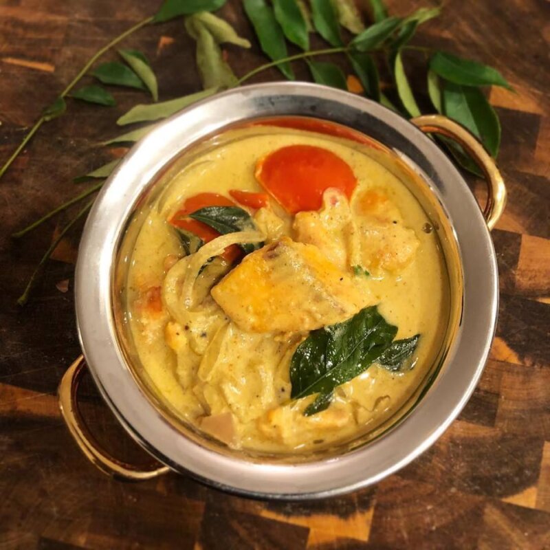 Kerala-Style Fish Molee - The Familiar Kitchen