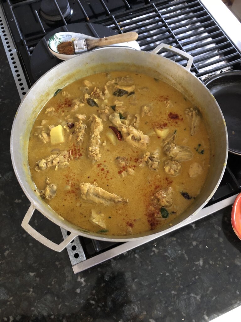 Kerala-Style Chicken Curry - The Familiar Kitchen
