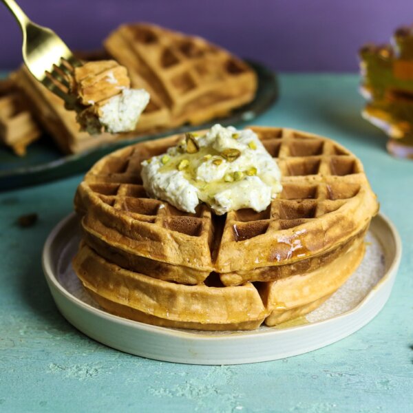 Jalebi Waffles - The Familiar Kitchen