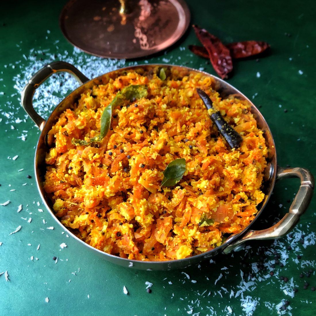 Carrot Thoran - The Familiar Kitchen