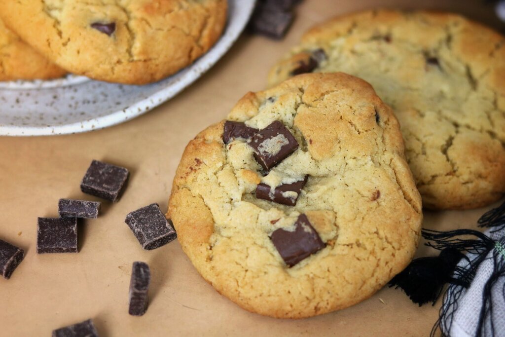 Coconut Tahini Chocolate Chip Cookie Recipe - The Familiar Kitchen