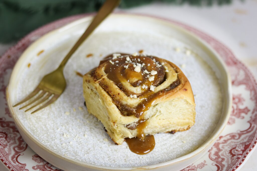 Chikoo Sticky Buns - The Familiar Kitchen