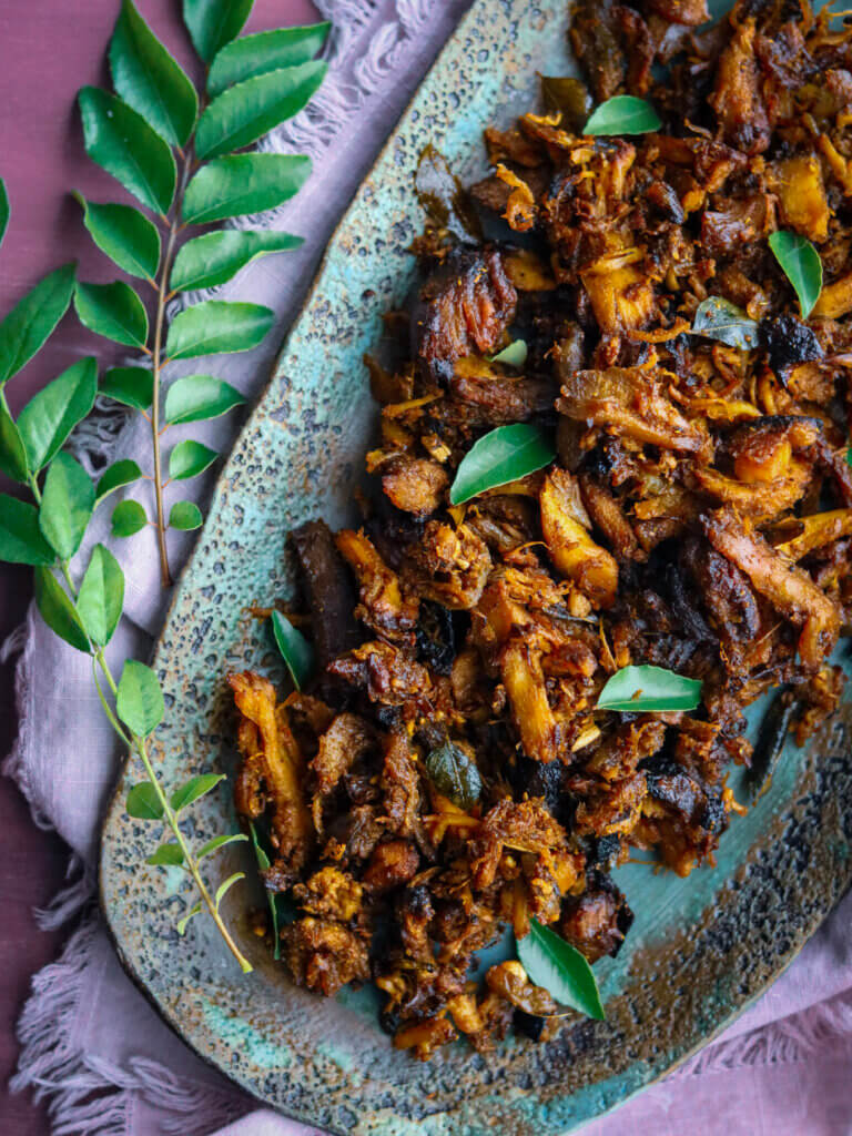 Shredded Turkey Masala (Thanksgiving Leftovers) - The Familiar Kitchen